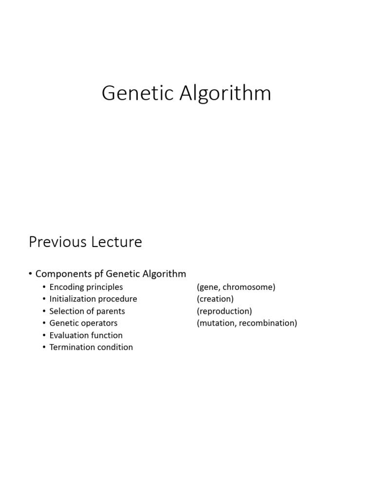 Genetic Algorithms for 8-Queens & TSP | PDF | Genetic Algorithm ...