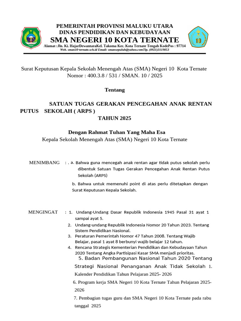 SK Arps 2025 | PDF