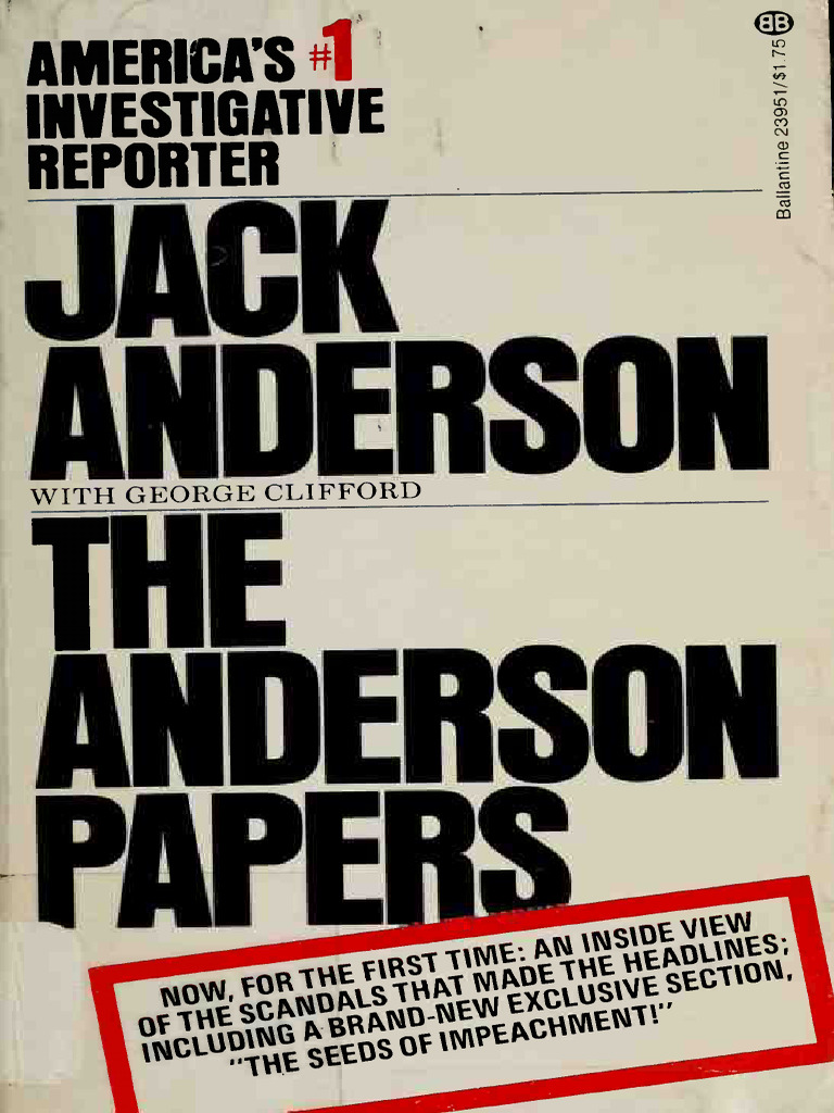 The Anderson Papers (Jack Anderson, George Clifford) (Z-Library) | PDF ...