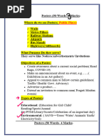 Poster Making Guide for Grade 7 | PDF