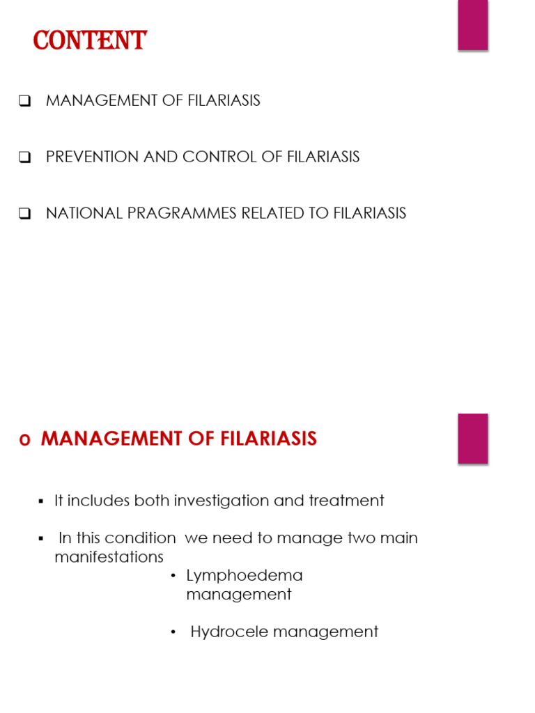 Lymphatic Filariasis PDF | PDF | Dose (Biochemistry) | Chemistry