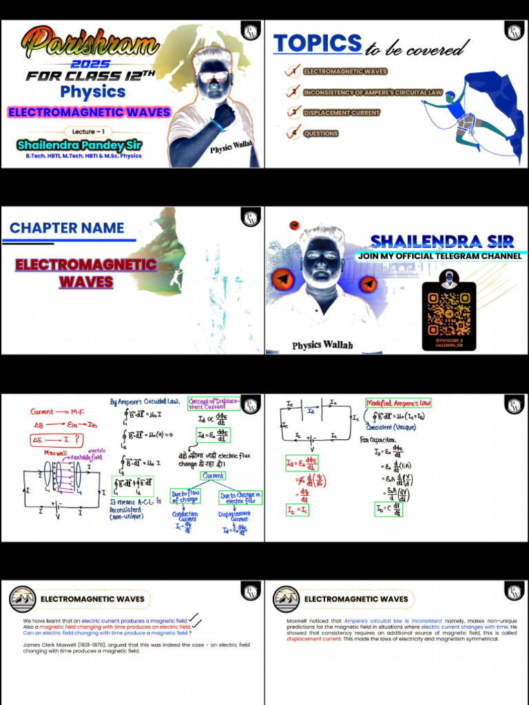 Electromagnetic Wave CH-8 | PDF