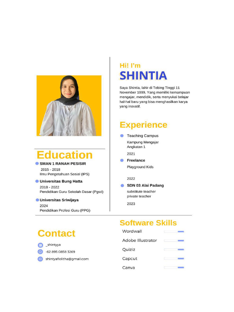 CV Shintia | PDF