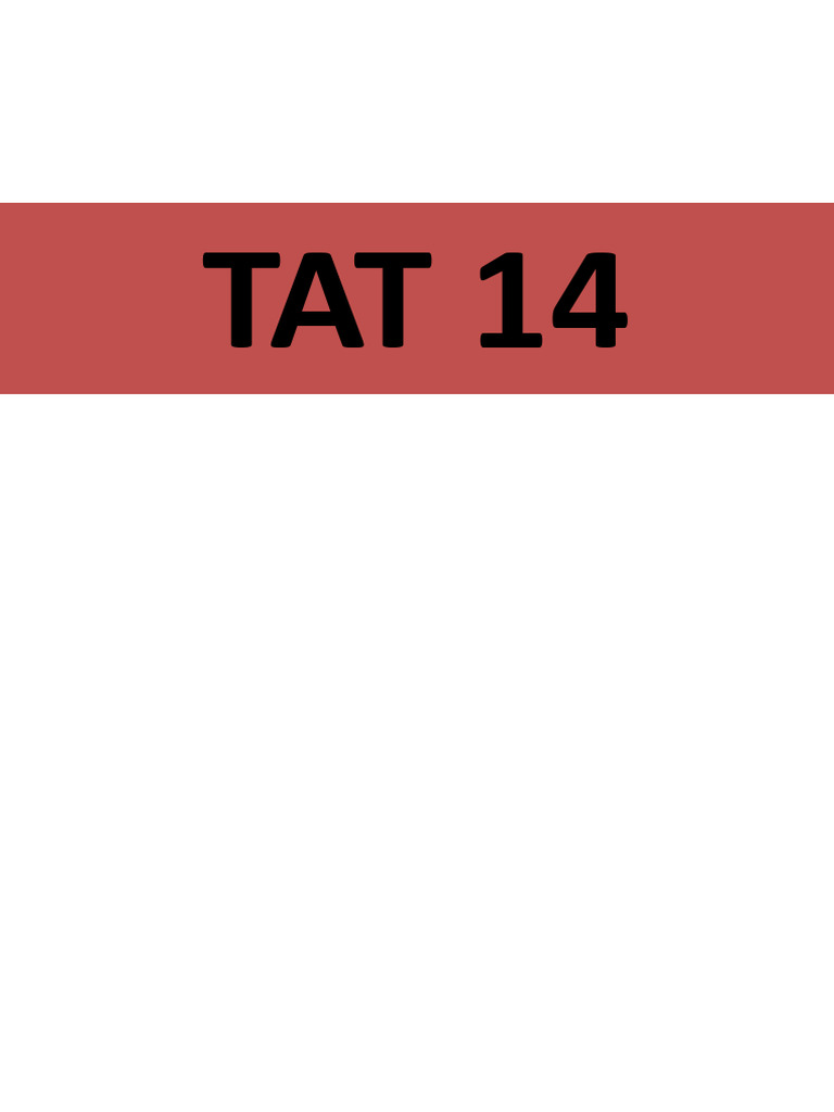 TAT Document Series Overview | PDF