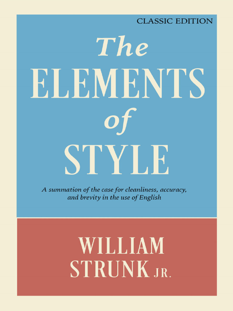 Strunk's Guide to Clear Writing | PDF | Comma | Syntax
