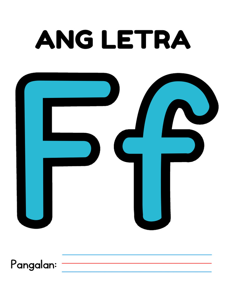 Letter FF Workbook | PDF