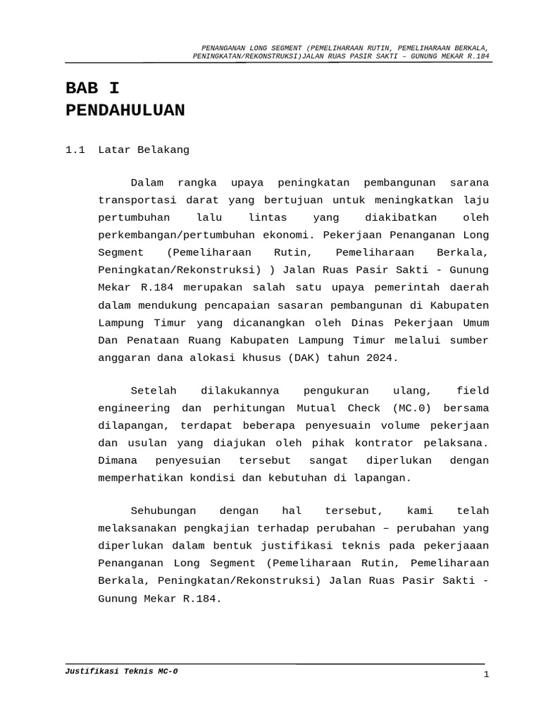Isi Justek Cco - Cv. Cinta Hijau | PDF