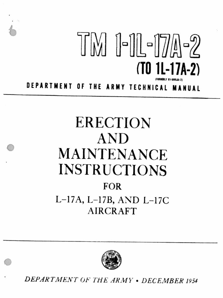 T.O. 1l-17a-2 (An 01-100laa-2) TM 1-1l-17a-2 Erection and Maintenence ...