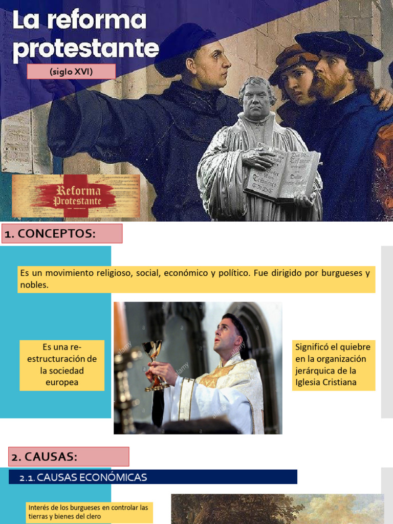 La Reforma y La Contrareforma Protestante | PDF | Martin Luther ...