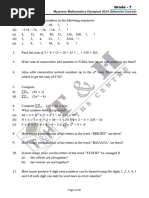 CSCA Mathematics Examination Syllabus-2025 | PDF