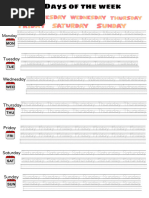 Abbreviations of The Days of The Week | PDF