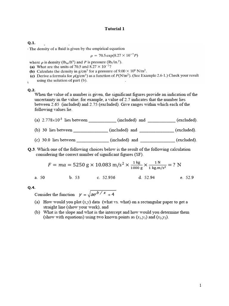 Significant Figures and Data Plotting Guide | PDF