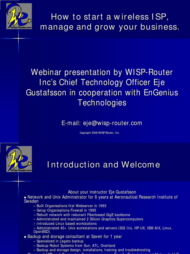 How To Start A Wireless ISP, Manage and Grow Your Business | Download ...