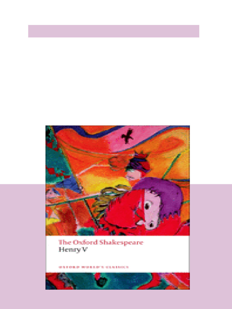 Henry V The Oxford Shakespeare | PDF