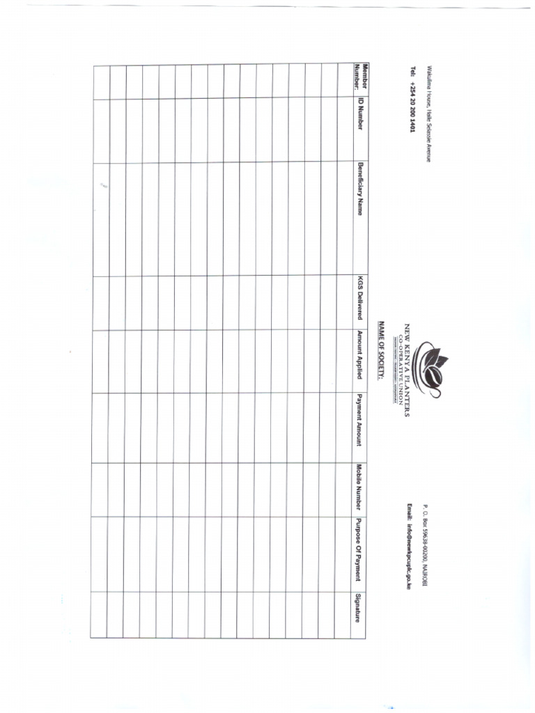 Mpesa Form Sign | PDF