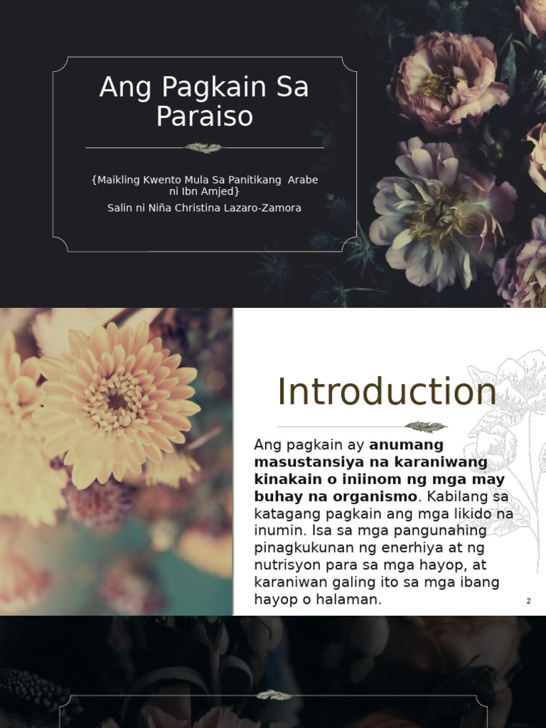 Ang Pagkain Sa Paraiso | PDF
