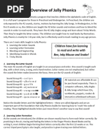Jolly Phonics 42 Sounds | PDF