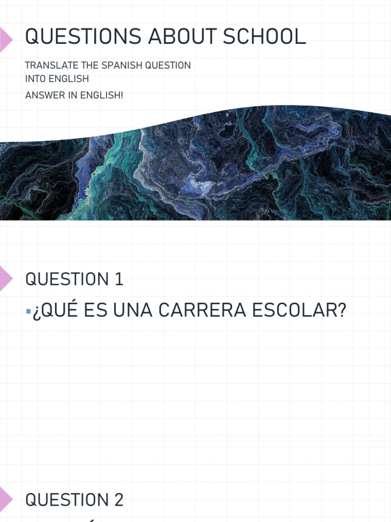 School Questions and Answers Guide | PDF