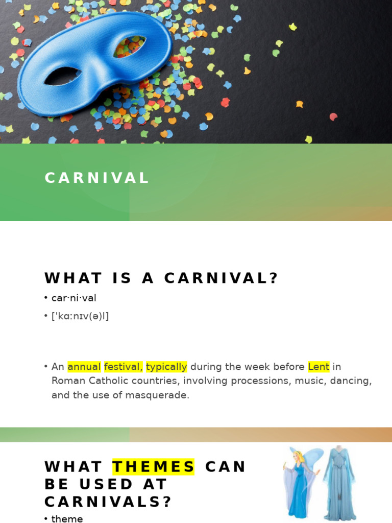 Understanding Carnival Traditions | PDF