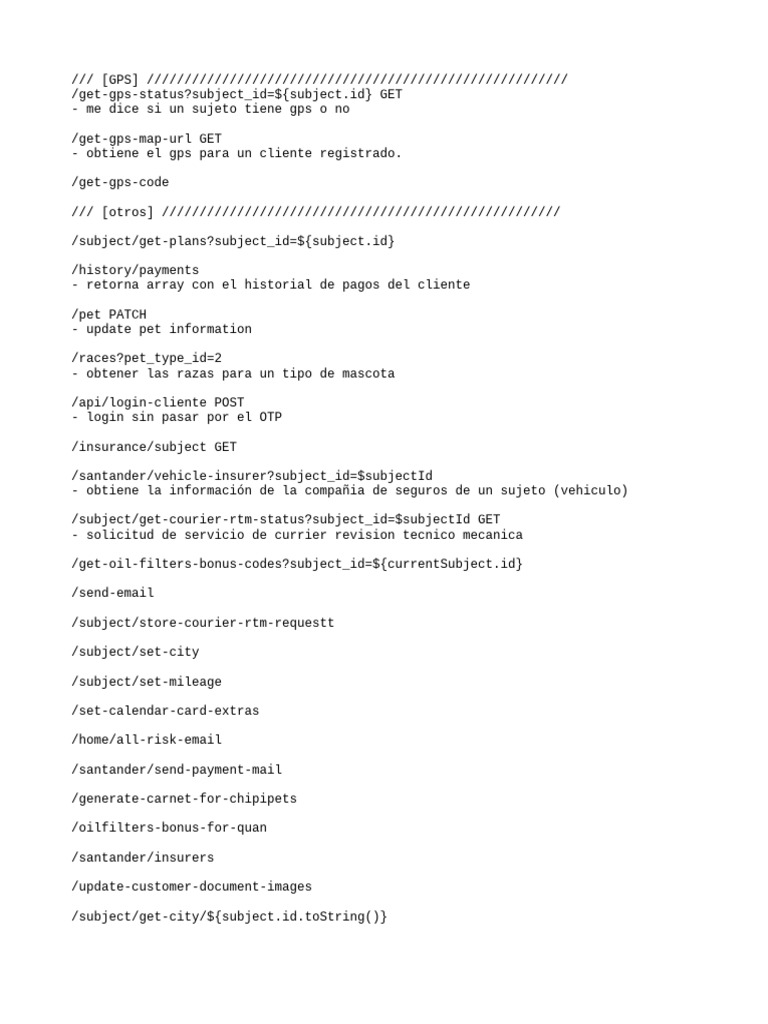 Endpoints Missing | PDF