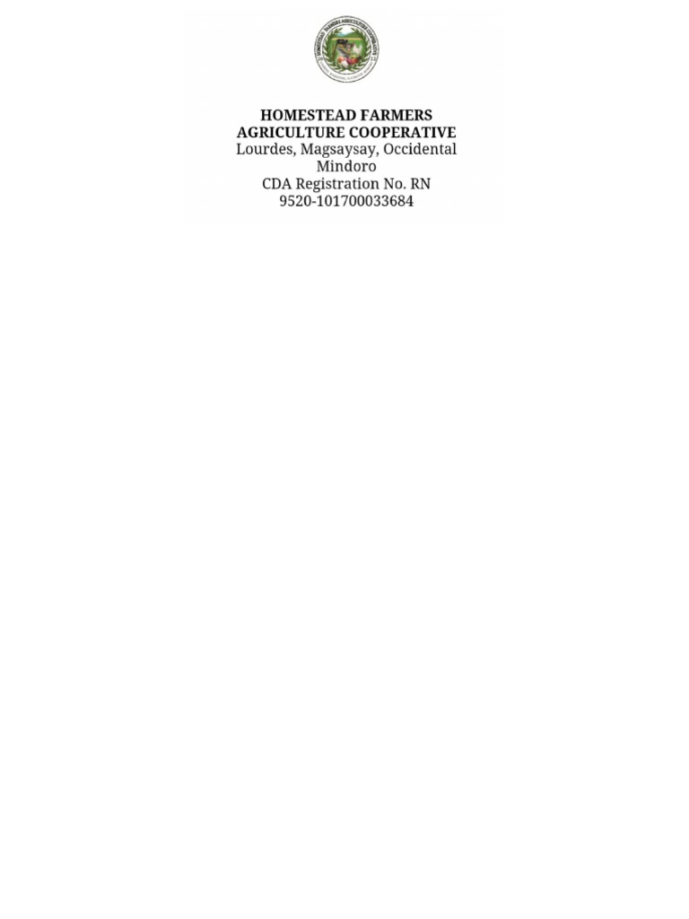 Homestead Farmers | PDF