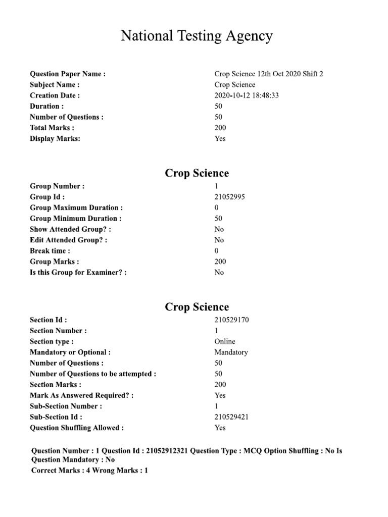 Crop Science | PDF