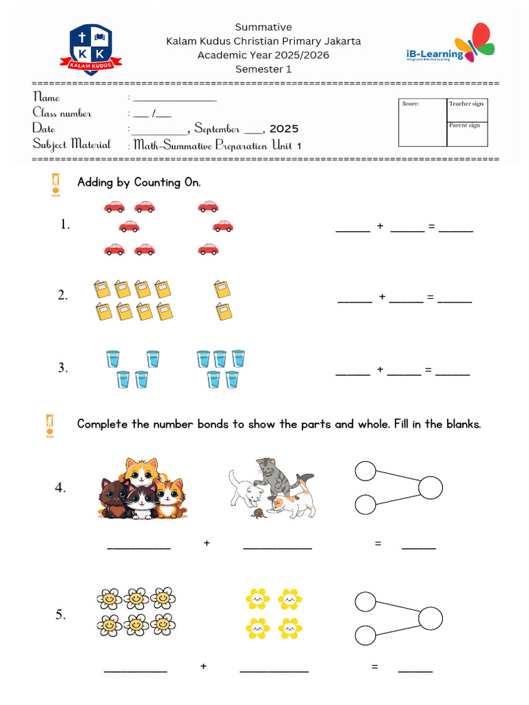 Math-Summative Preparation Chapter 3&4 | PDF