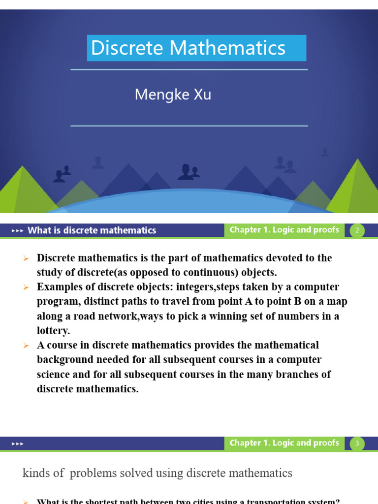 Discrete Mathematics: Logic and Proofs | PDF | First Order Logic | Logic