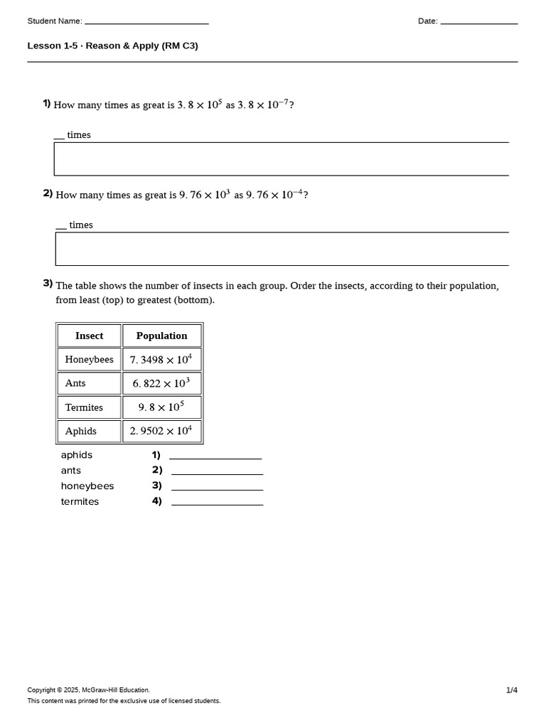 Scientific Notation | PDF