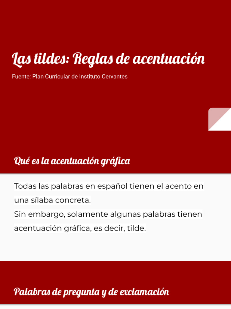 Las Tildes o Acentos Graficos | PDF | Voz humana | Fonética