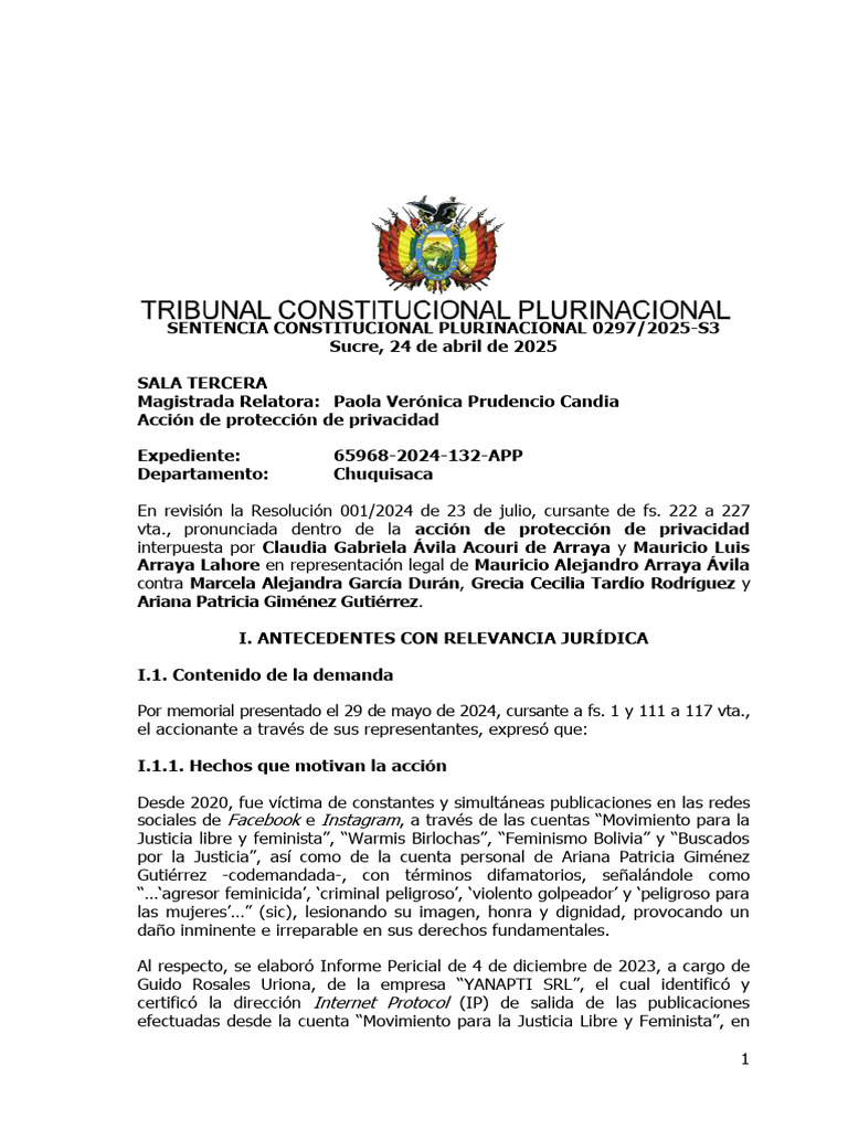 SCP 0297 - 2025-S3 | PDF | Privacidad | Facebook