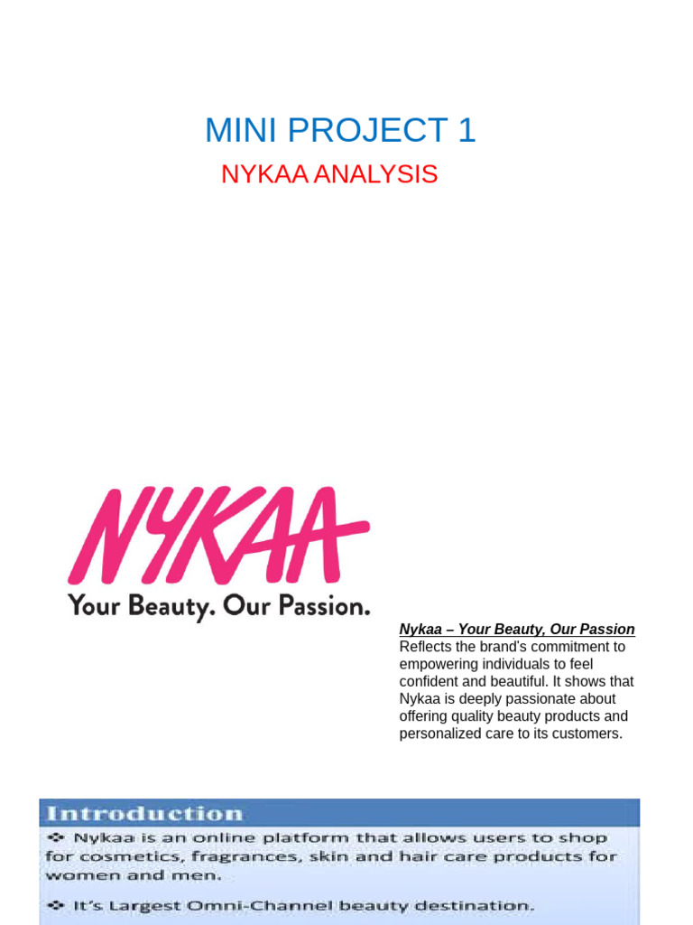 Nykaa | PDF | Brand | Cosmetics