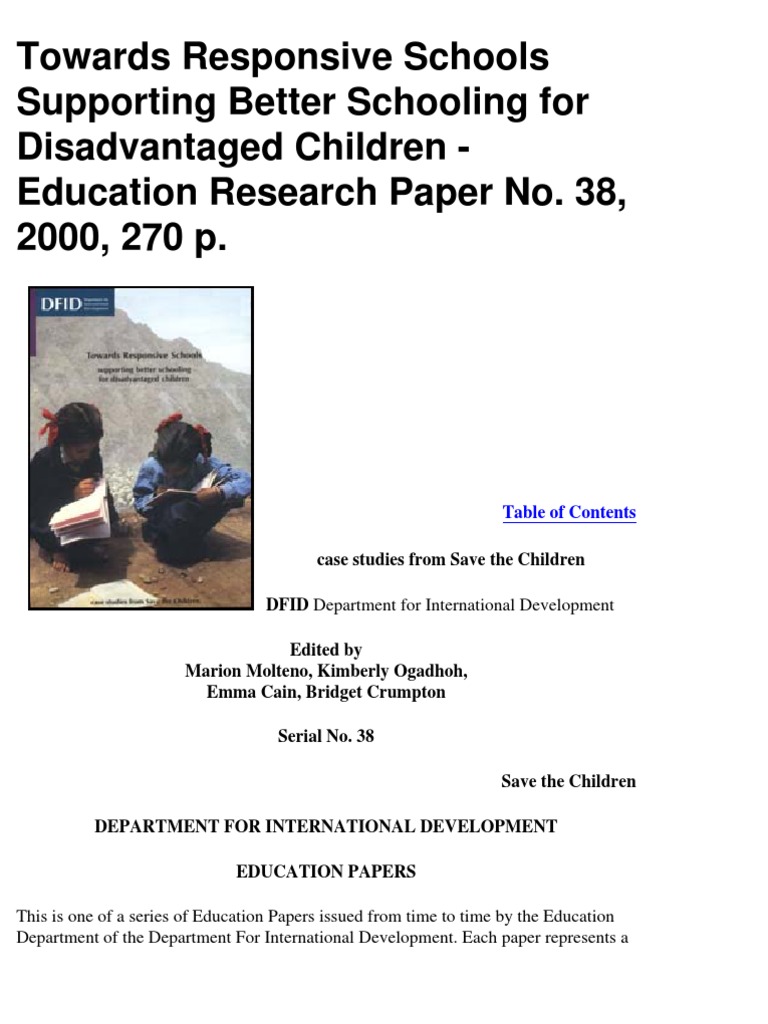 Save The Children Report | PDF | Poverty | Poverty & Homelessness