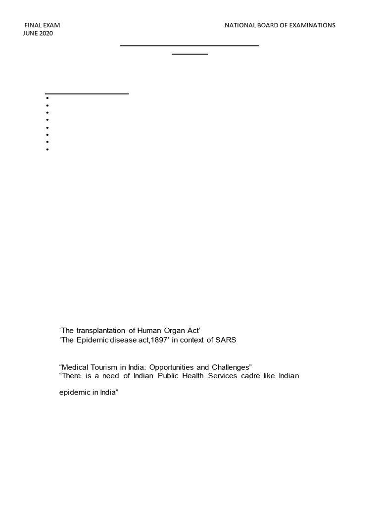 June 2020 SPM Final Exam Guidelines | PDF