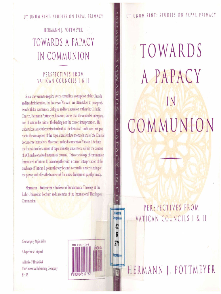 POTTMEYER, Towards A Papacy in Communion | PDF