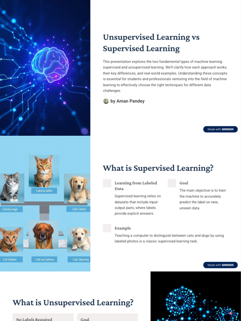 Supervised vs Unsupervised Learning | PDF | Learning | Machine Learning