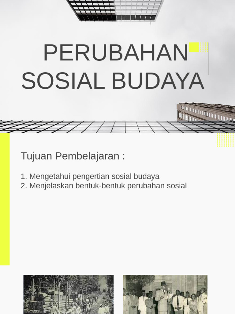 Materi Perubahan Sosial | PDF