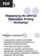 Model UN Made Easy: How To Write A Resolution | PDF | United Nations ...