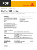 Sikatop 107 Seal | PDF | Concrete | Coating