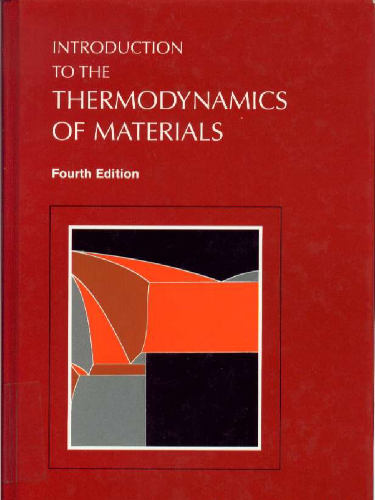 Introduction of Thermodynamics of Materials-David R. Gaskell | PDF