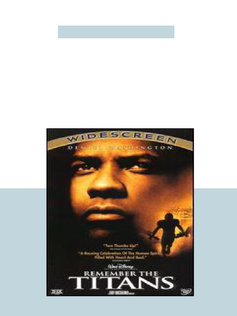 Remember The Titans | PDF
