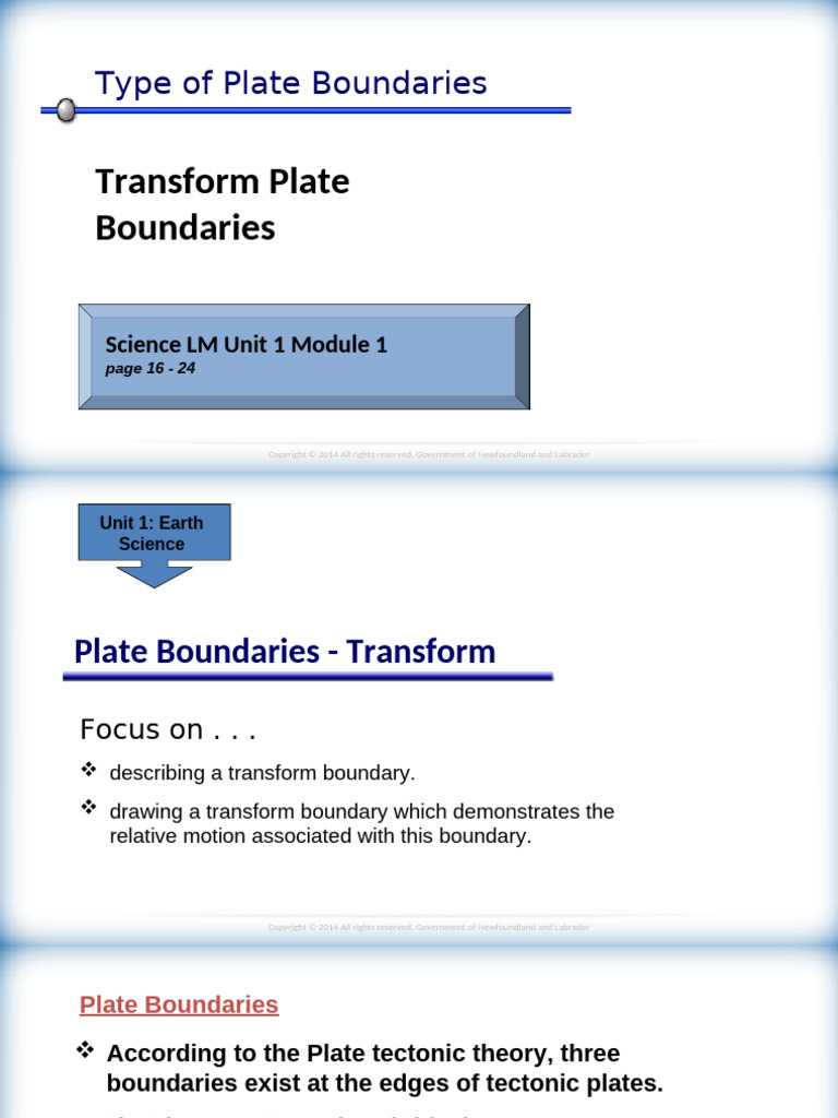 Understanding Transform Plate Boundaries | PDF | Plate Tectonics | Geology