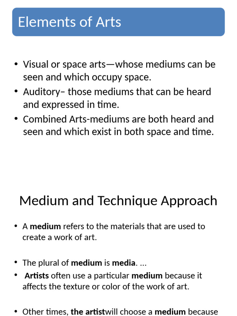 Understanding Art Mediums and Techniques | PDF