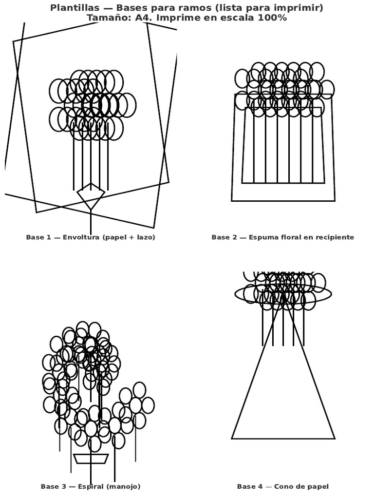 Bases Para Ramos Plantillas | PDF