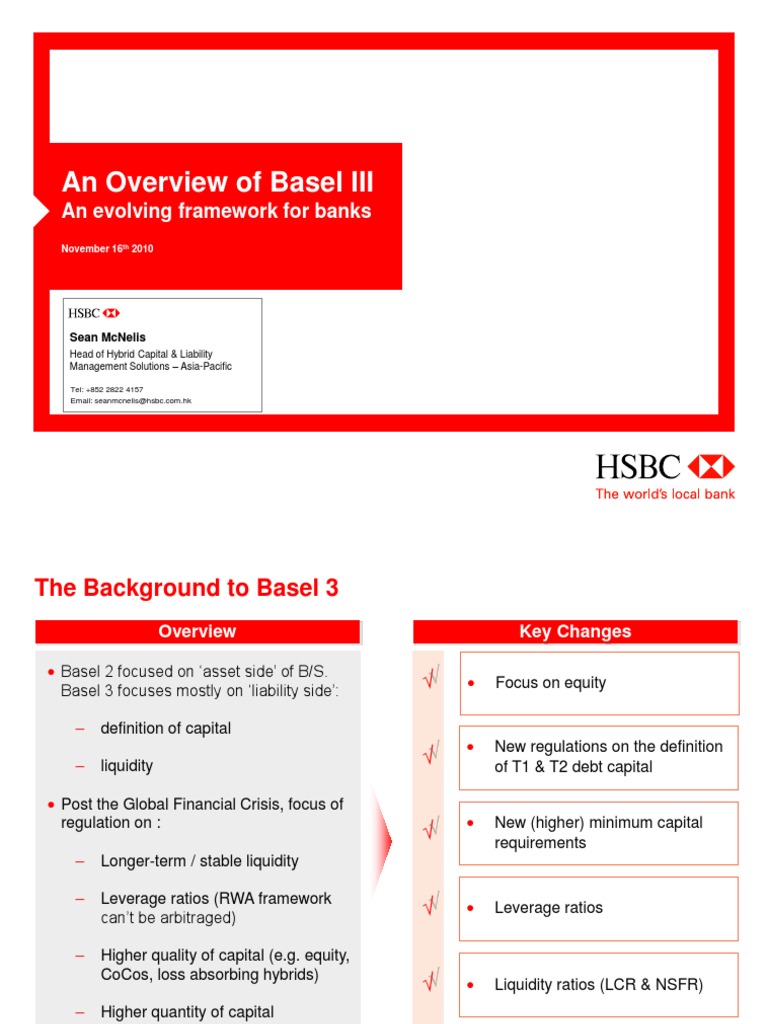 An Overview of Basel III: An Evolving Framework For Banks | PDF ...