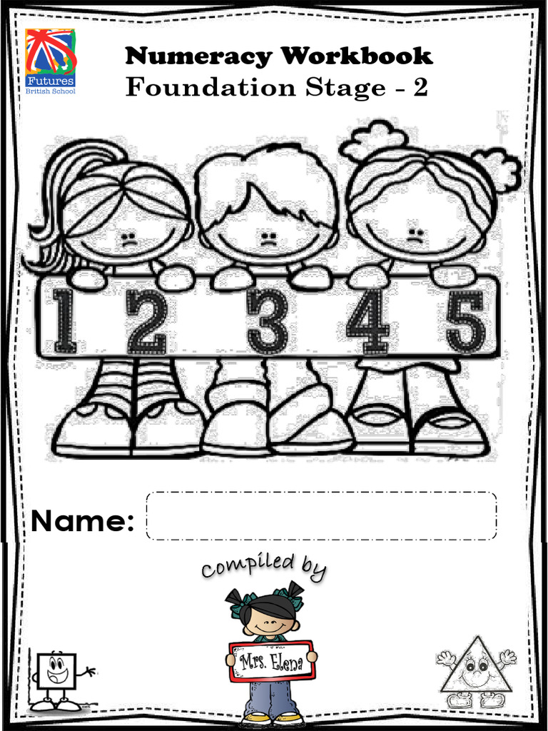 Foundation Stage Numeracy Workbook | PDF | Reading (Process ...