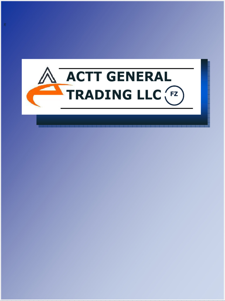 Actt Cpmpany Profile Genuine | PDF | Quality (Business) | Reliability ...
