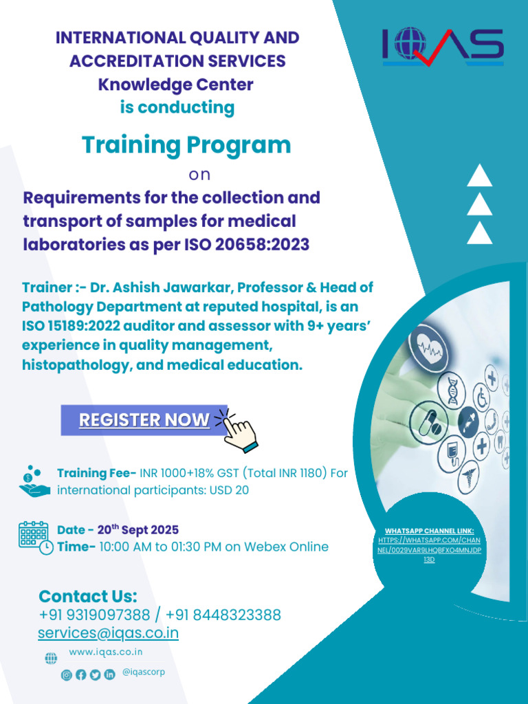 ISO 20658:2023 Sample Collection Training | PDF