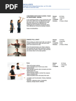 Upper Body Thera Band Exercise Program - Basic | PDF | Elbow | Arm
