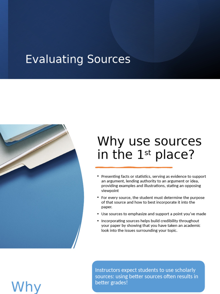 Evaluating Sources | PDF | Wikipedia | Wiki